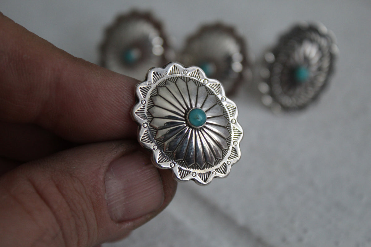 Adjustable Concho Rings – Buffalo Bolt Jewelry